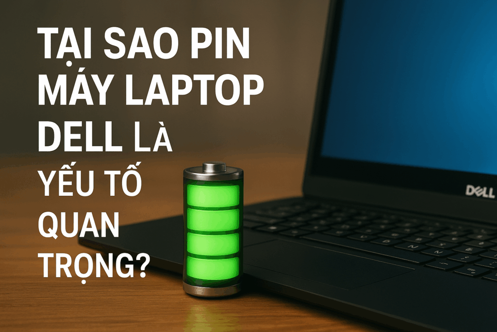 Pin máy laptop Dell sạc không vào: Nguyên nhân và cách xử lý